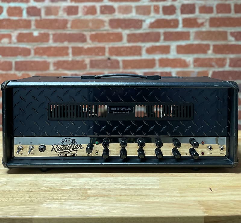 Mesa Boogie Dual Rectifier Rev E #586 1992 - Chrome Chassis | Reverb