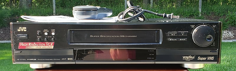 Rare JVC HR-S7100U S- VHS Super VHS Player Mint w/ Original | Reverb