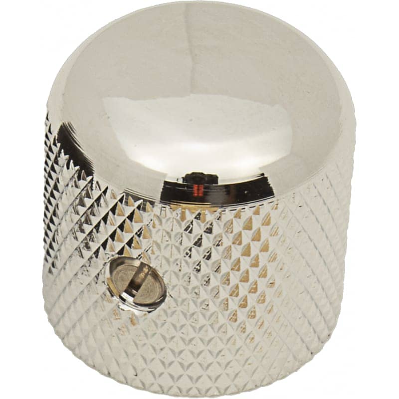 Knob - Gotoh, Dome, set screw, knurled for grip, 1/4” Solid | Reverb