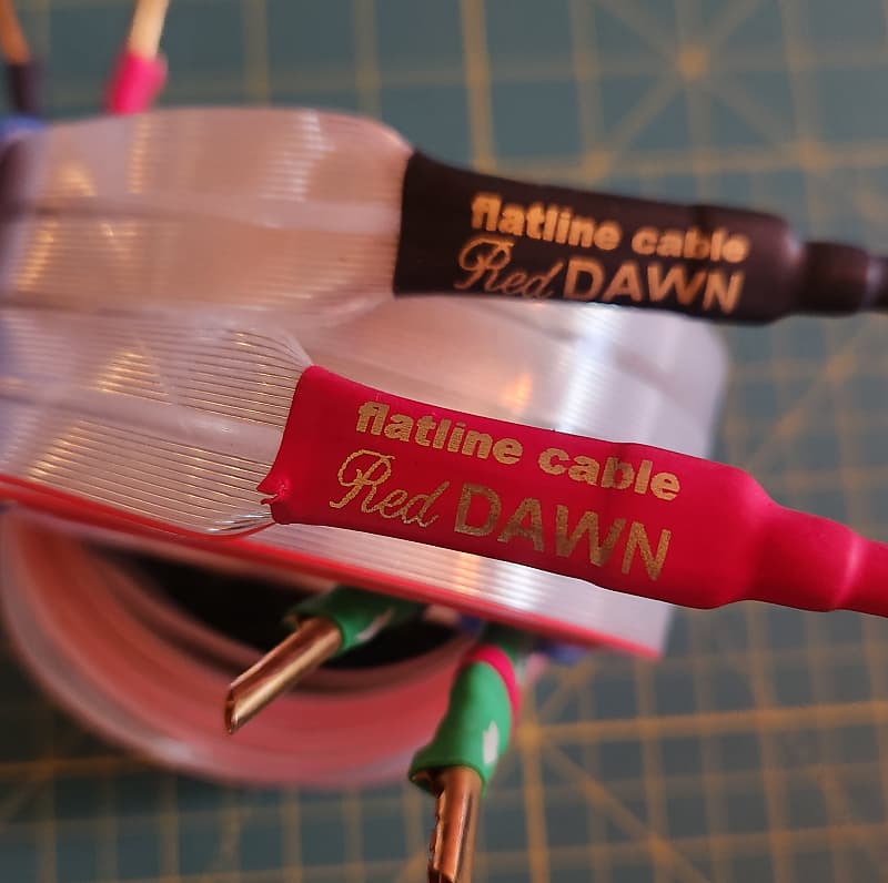 Nordost Red Dawn Rev II Flatline Speaker Cable 3M Factory | Reverb