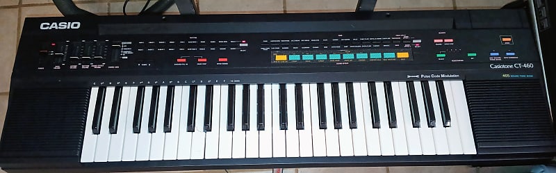 Glitchy Casio CT-460 Casiotone Keyboard Synth 1980s Retro | Reverb
