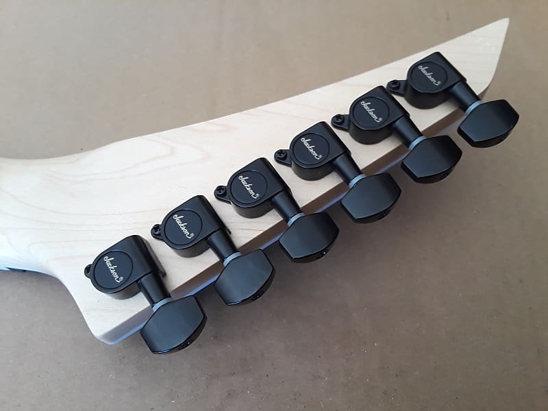 Jackson 6-in-line Black Guitar Tuners | Reverb