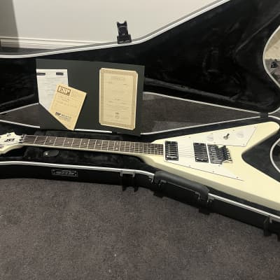 ESP Flying v custom shop 2006 - Olympic white | Reverb