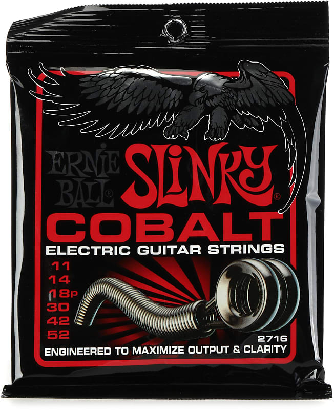 Ernie Ball 2716 Burly Slinky Cobalt Electric Guitar Strings - | Reverb