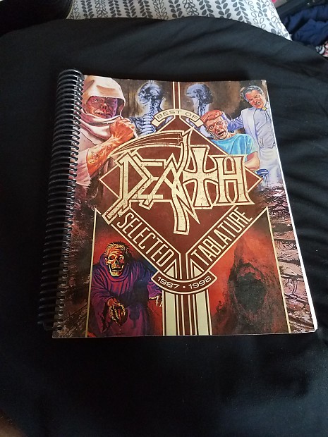 Authentic Death Guitar tab book (RARE) | Reverb