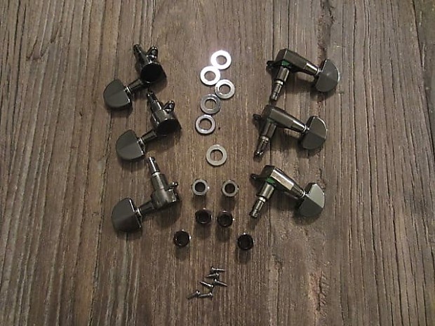 Gotoh 3x3 Locking Tuners - Cosmo Black | Reverb