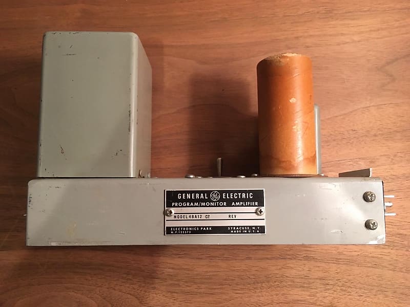 GE General Electric Tube Mic Preamp 4BA12 1950s 1960s | Reverb