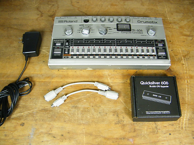 Roland TR-606 Drumatix Analog Drum Machine w/ Quicksilver 606 | Reverb