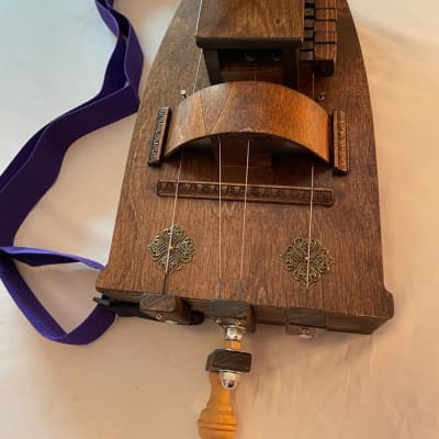 Hurdy-Gurdy - 4 string - Brown Hurdy Gurdy Lira | Reverb