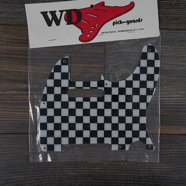 WD Music Telecaster Pickguard Checkerboard | Reverb