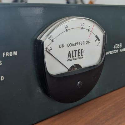 Altec 436B Compressor Amplifier 1960s - Green | Reverb