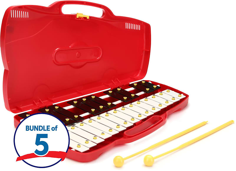 Rhythm Band 25-note Beginner Chromatic Bell Set (5 Pack) | Reverb