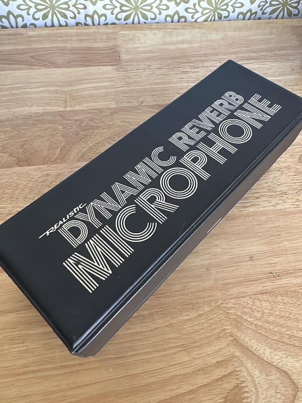 Realistic Dynamic Reverb Microphone 1980s - Gray | Reverb