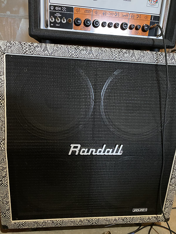 Randall 4x12 with original Jaguar RES-80 1980-90 Snakeskin | Reverb
