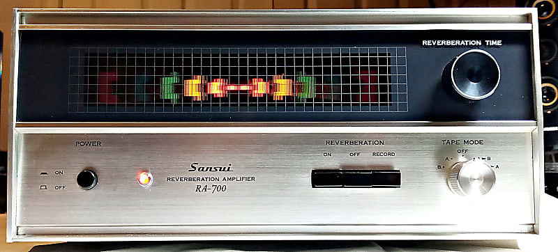 Sansui RA-700 Reverberation Amplifier 1970s Wood Grain | Reverb