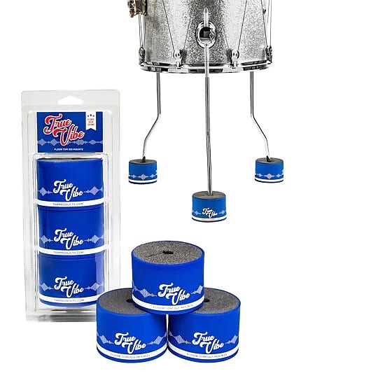 True Vibe Floor tom ISO Mounts, BLUE | Reverb