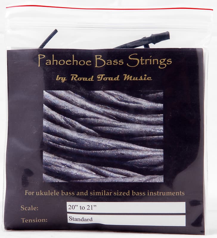 Road Toad Music U-Bass Pahoehoe Ukulele Strings - 4-string | Reverb