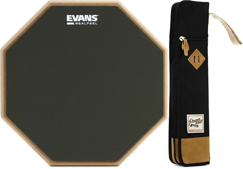Evans RealFeel 2-Sided Pad - 12 inch Bundle with Tama | Reverb