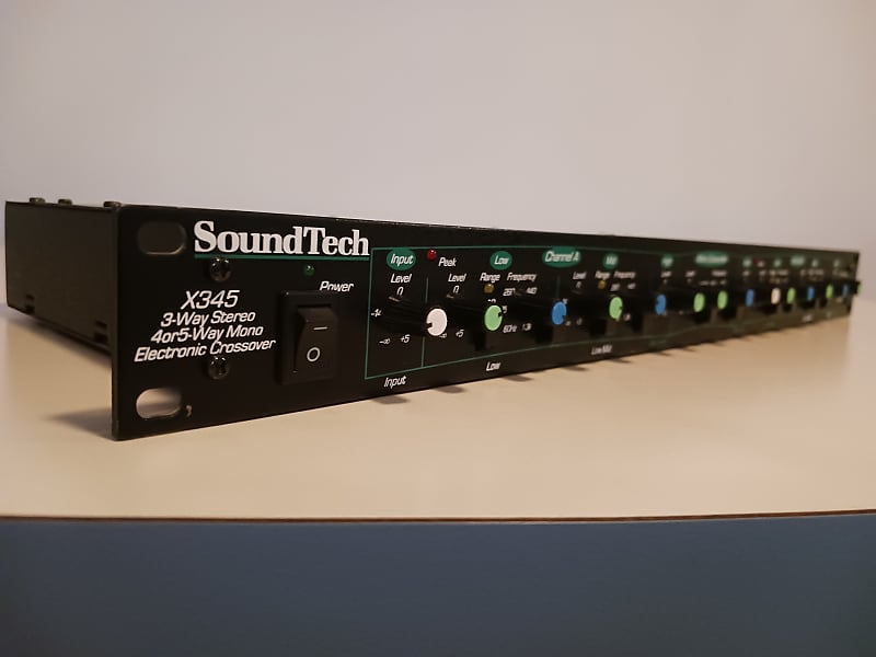 SoundTech X345 stereo crossover Black | Reverb
