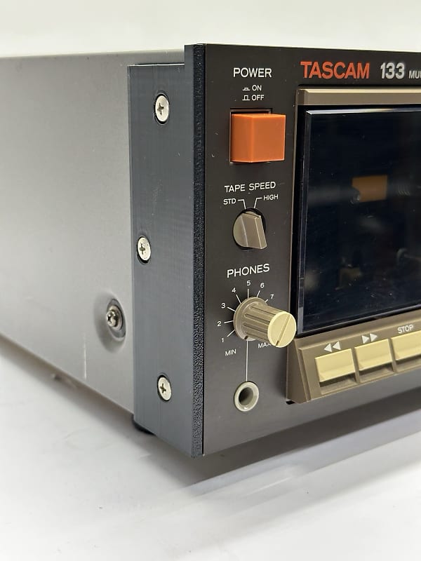 Tascam 133 Recorder Player Rack Mount Ear Delete Cover Plate | Reverb