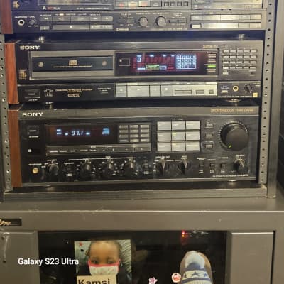 Sony Stereo systems Es series 1990s - Black side wood brown | Reverb