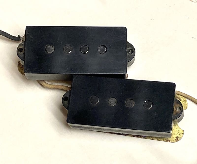 Fender Precision Bass Pickup set COMPLETE & ORIGINAL 1963 | Reverb