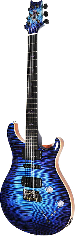PRS : Modern Eagle V Blue Luminlay Maple Back Cap Aquaviloet | Reverb