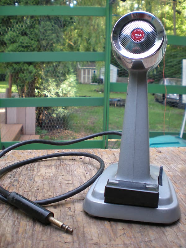 Turner 254 X crystal desk microphone for recording harp | Reverb