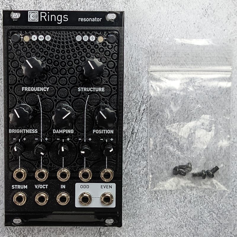 Momo Modular Mutable Instruments Rings 2022 Black | Reverb