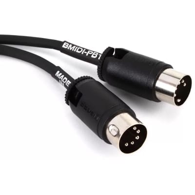 Boss BMIDI-PB1 Multi-directional MIDI Cable - 1-foot | Reverb