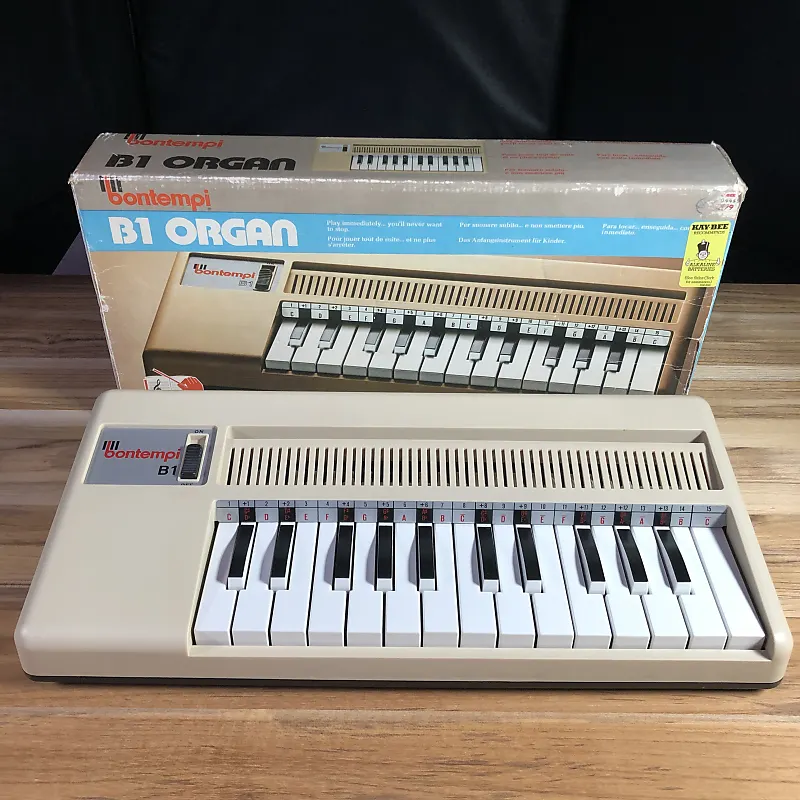 Bontempi B1 Organ 1984 - Made In Italy - Battery Powered Air | Reverb