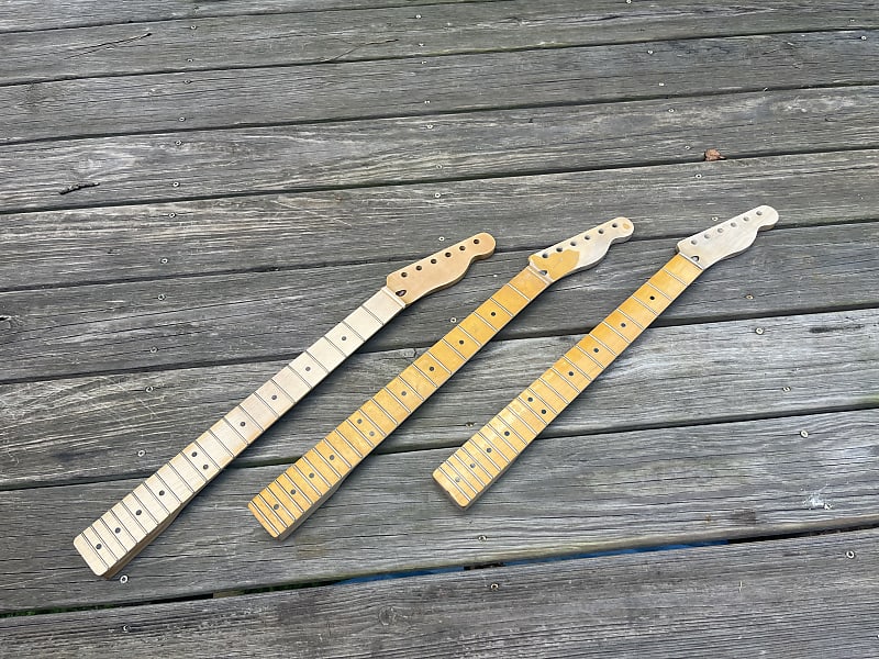 Lot of (3) Fender/Squier OEM Project Telecaster Necks | Reverb