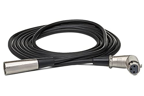 Hosa XFF-105 Right-angle XLR3F to XLR3M Balanced Interconnect | Reverb