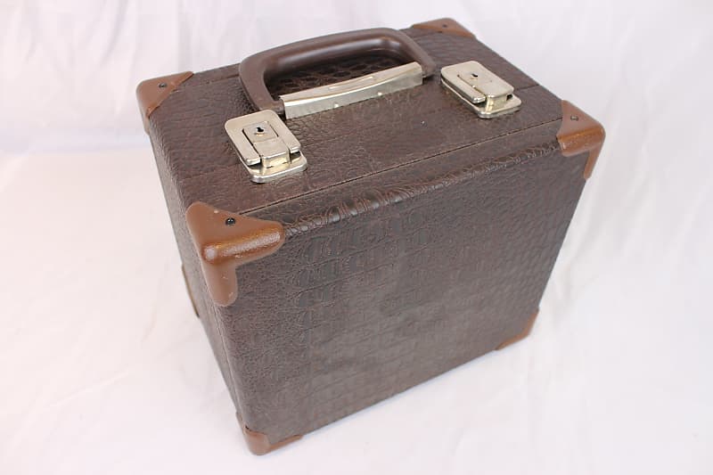 Brown Concertina Hard Case 9.25" x 7.75" x 6.5" (23.5cm x | Reverb