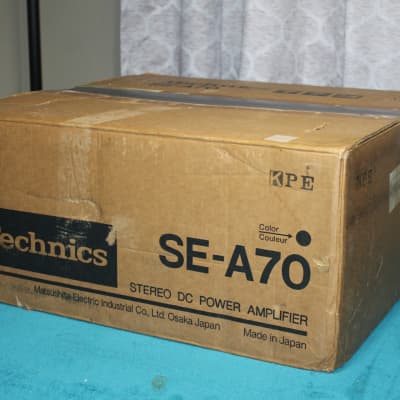 Technics SE-A70 Stereo DC Power Amplifier | Reverb