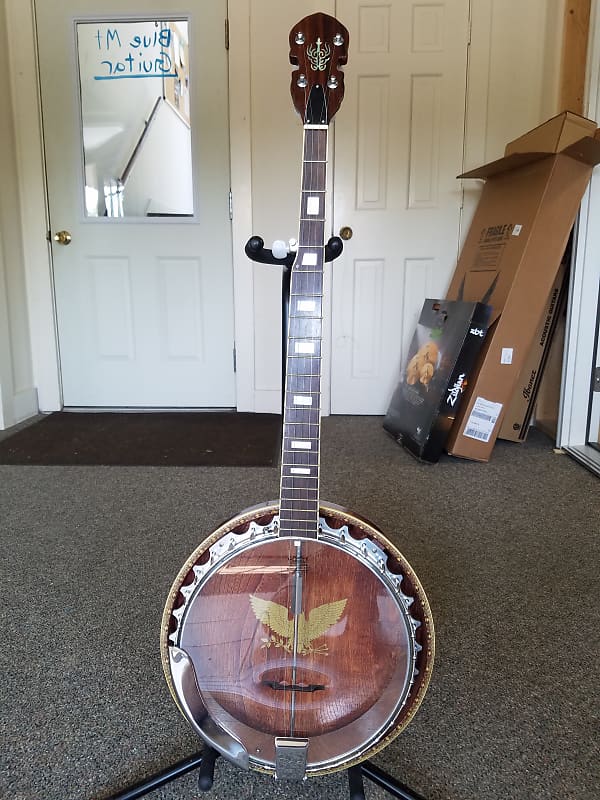 Lotus LB25 5 String Banjo w/ Hard Shell Case 1987 | Reverb