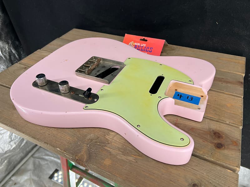 Real Life Relics Tele® Telecaster® Body Aged Shell Pink # 1 | Reverb