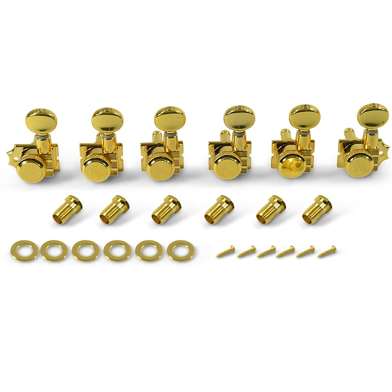 Kluson 6 In Line Left Hand Locking Revolution Series | Reverb UK