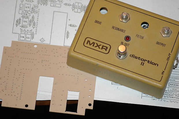 DIY Parts for MXR Distortion II - Box, 2 Boards, Schematic, | Reverb