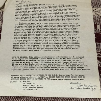 RARE - dbx 216 Noise Reduction System (cir. 1980) | Reverb