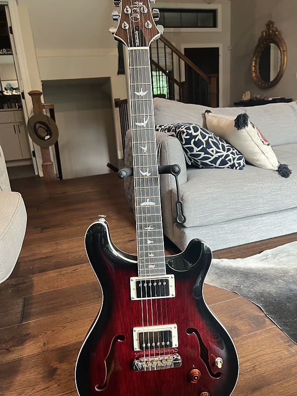 PRS SE Hollowbody Standard 2020 - Present - Fire Red Burst | Reverb