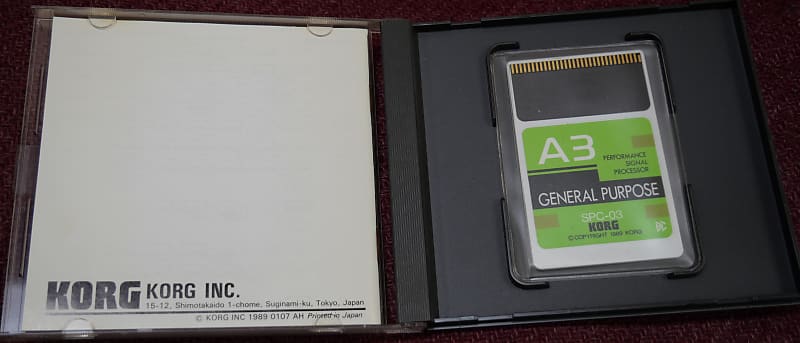 Korg A2 / A3 SPC-03 General Purpose Card - Rare | Reverb