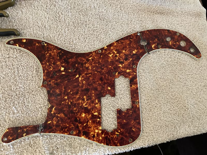 1962 Fender Precision Bass Tortoise Shell Pickguard Original | Reverb
