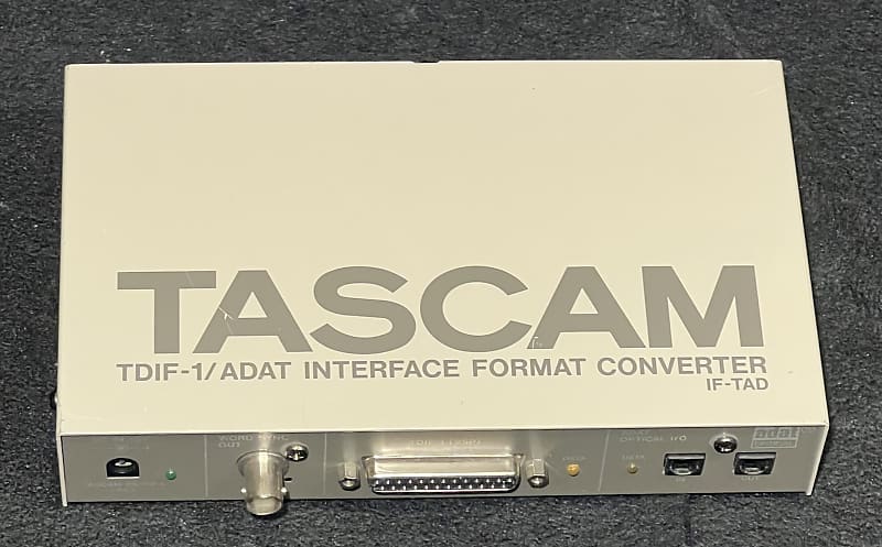 TASCAM TDIF-1 ADAT Converter IF-TAD - Beige | Reverb
