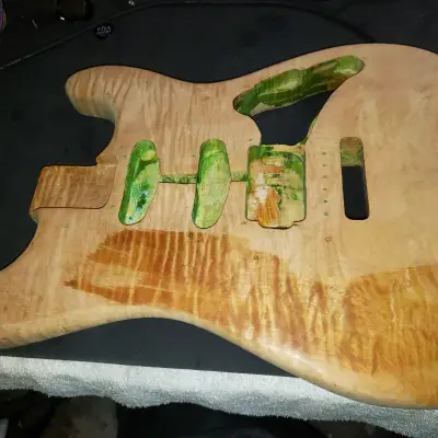 ESP 1986 VINTAGE S BODY Natural Flamed 1986 Flamed Maple | Reverb