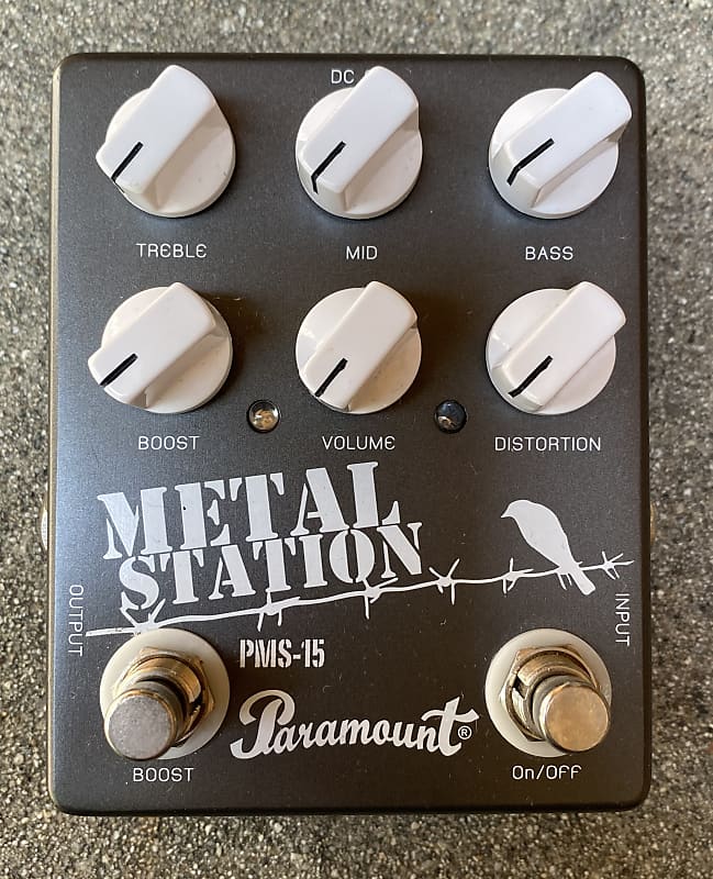 Paramount Metal Station PMS-15 Distortion Boost Gain Effects | Reverb