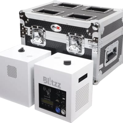 BlitzzFX Set of two Cold Spark Machines with White Covers and | Reverb