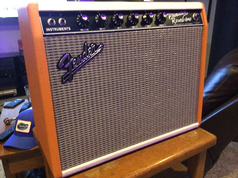 ‘65 Fender Princeton Reverb Reissue FSR Orange/White | Reverb