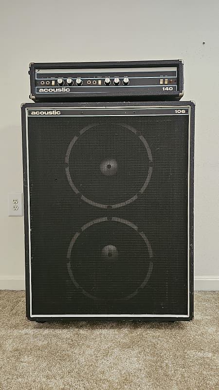 Acoustic 140/106 Bass Stack from the 1970's | Reverb