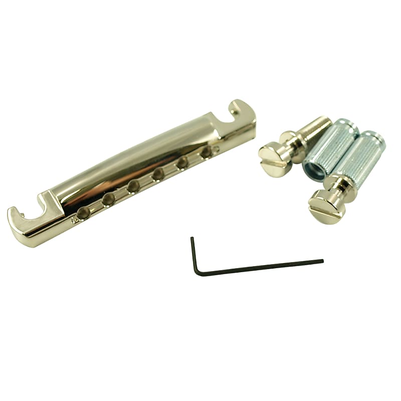 TonePros System II Standard Aluminum Stop Tailpiece, NICKEL - | Reverb